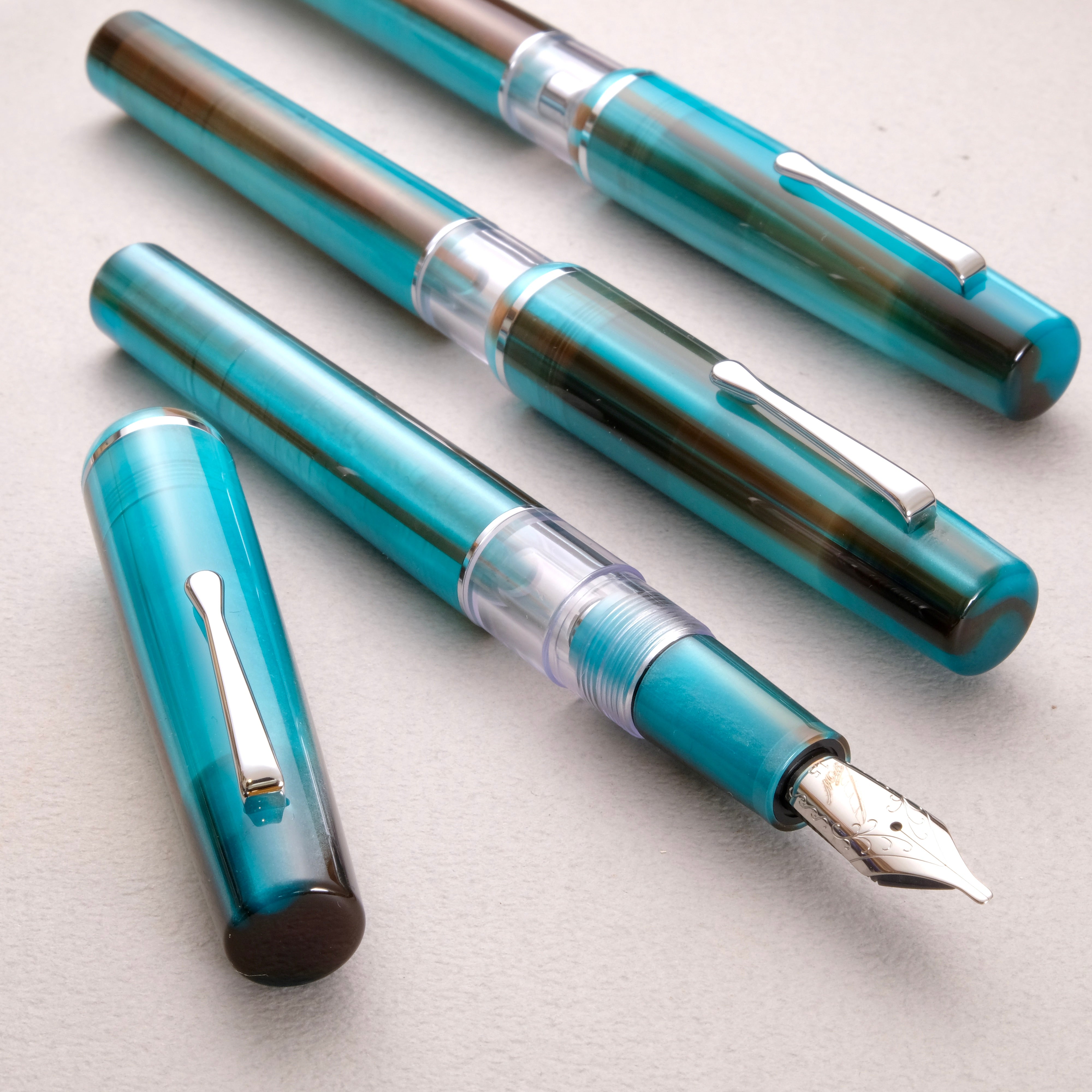 Turquoise Fountain Pens – Muze Pens