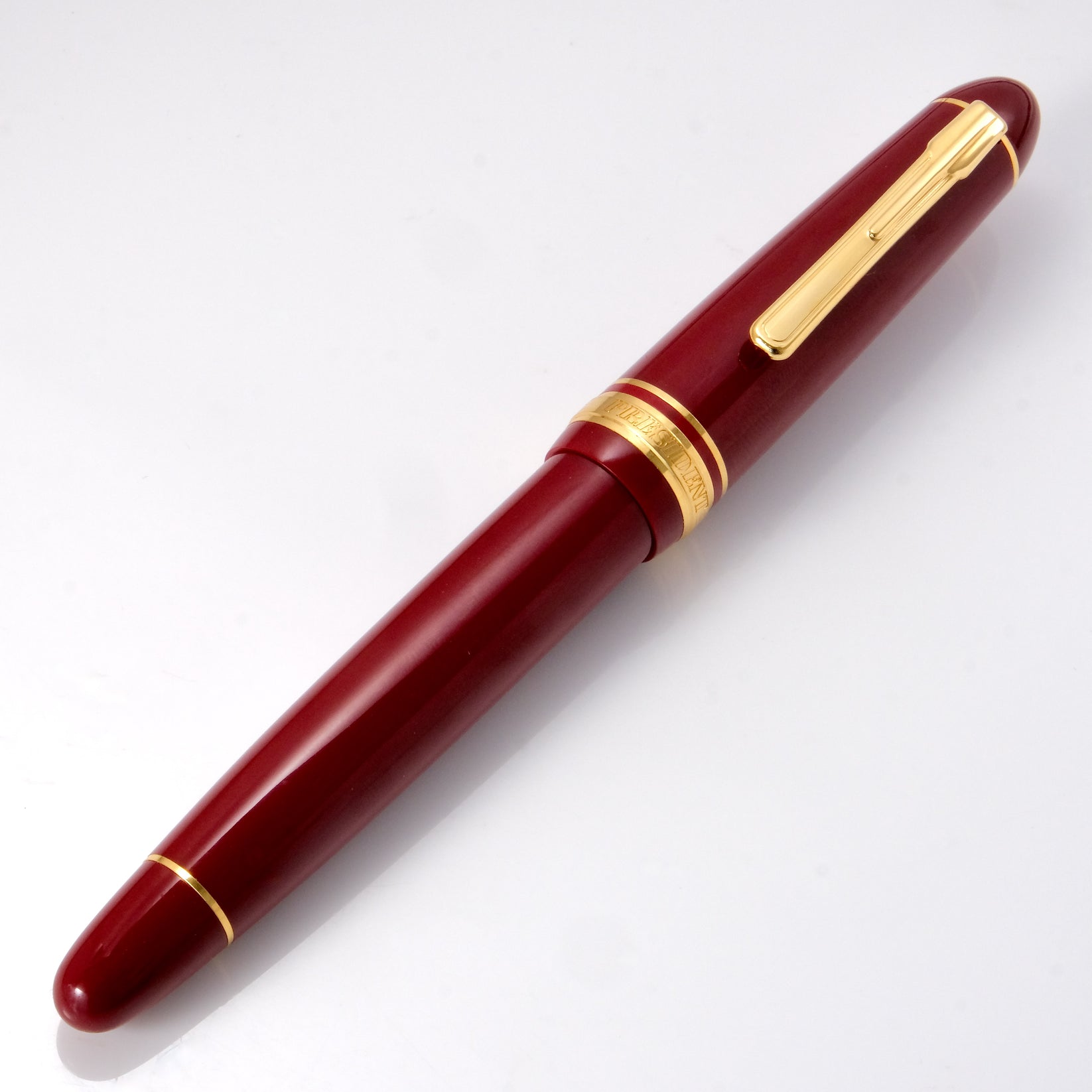 Platinum President Fountain Pen - Red – Muze Pens