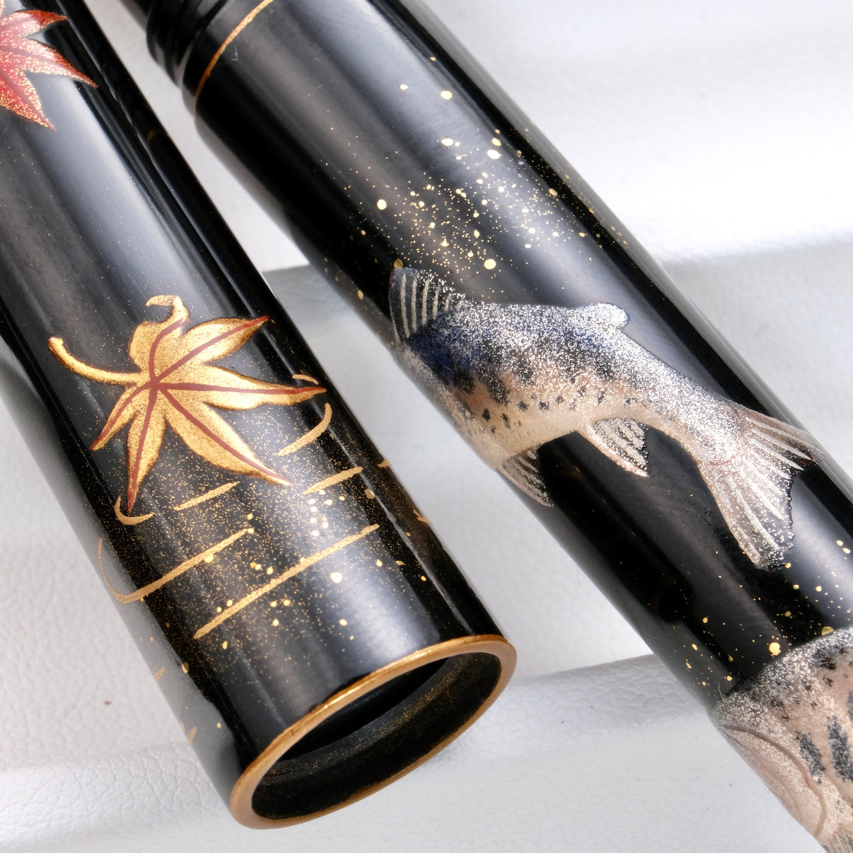 Fine Writing Int. Maki-e Fountain Pen － Formosan Salmon (Limited Editi ...