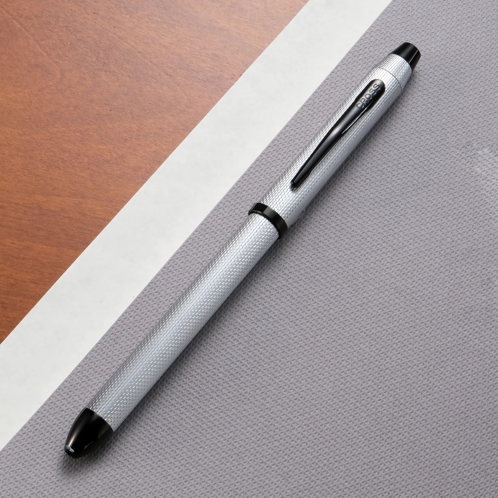 Cross Tech3+ Multifunction Pen - Brushed Chrome – Muze Pens