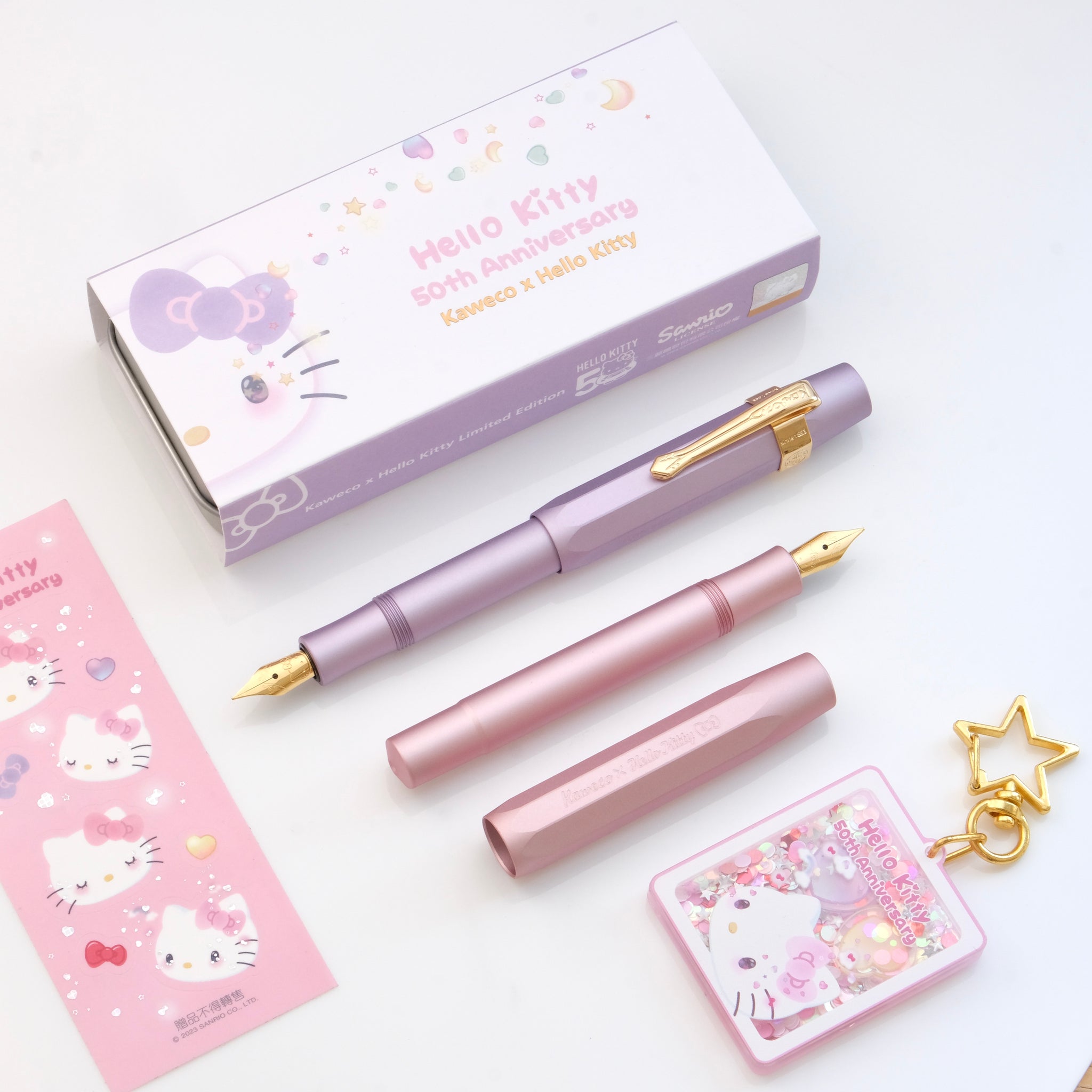 Kaweco AL Sport Hello Kitty Fountain Pen - Lilac (2024 Limited Edition ...