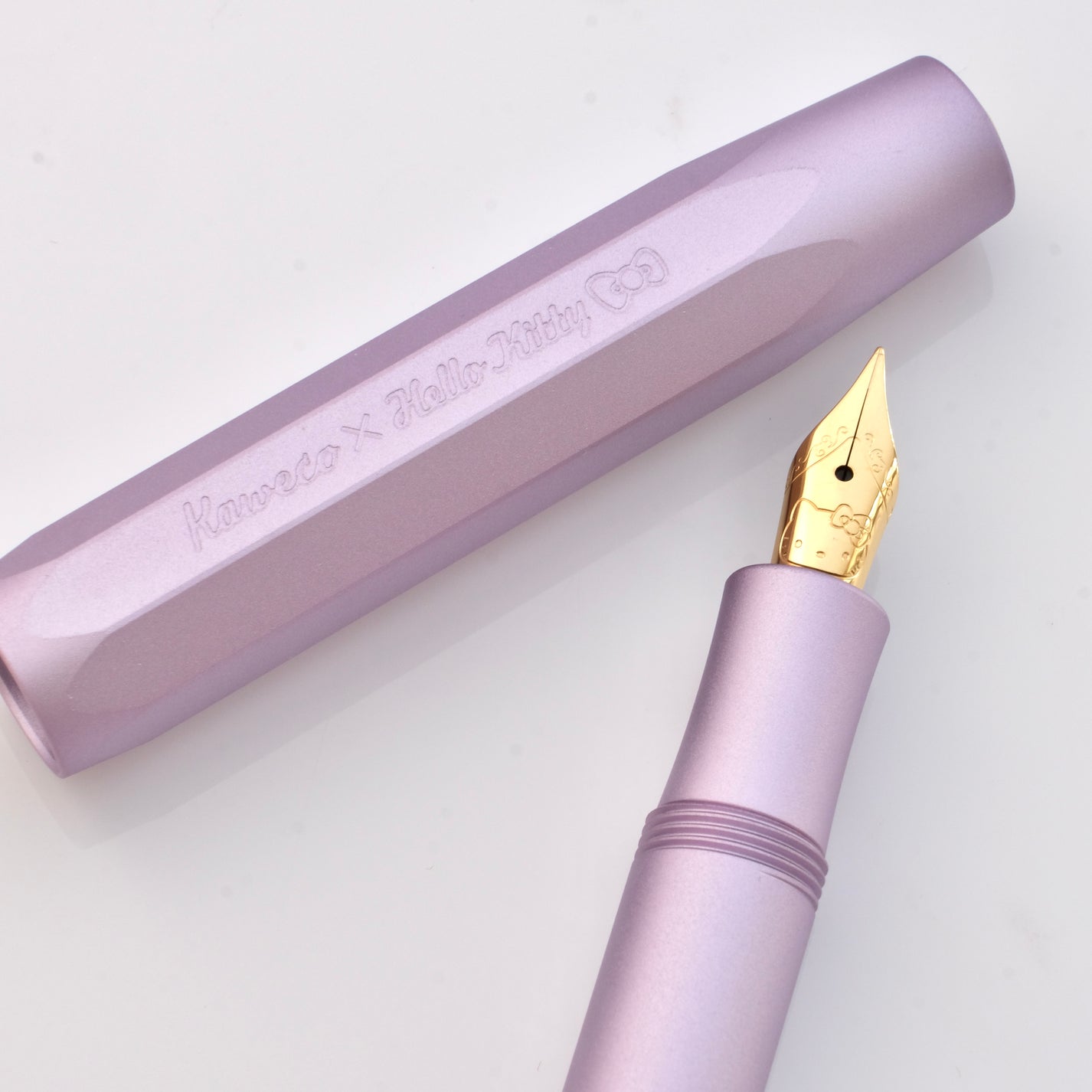 Kaweco AL Sport Hello Kitty Fountain Pen - Lilac (2024 Limited Edition ...