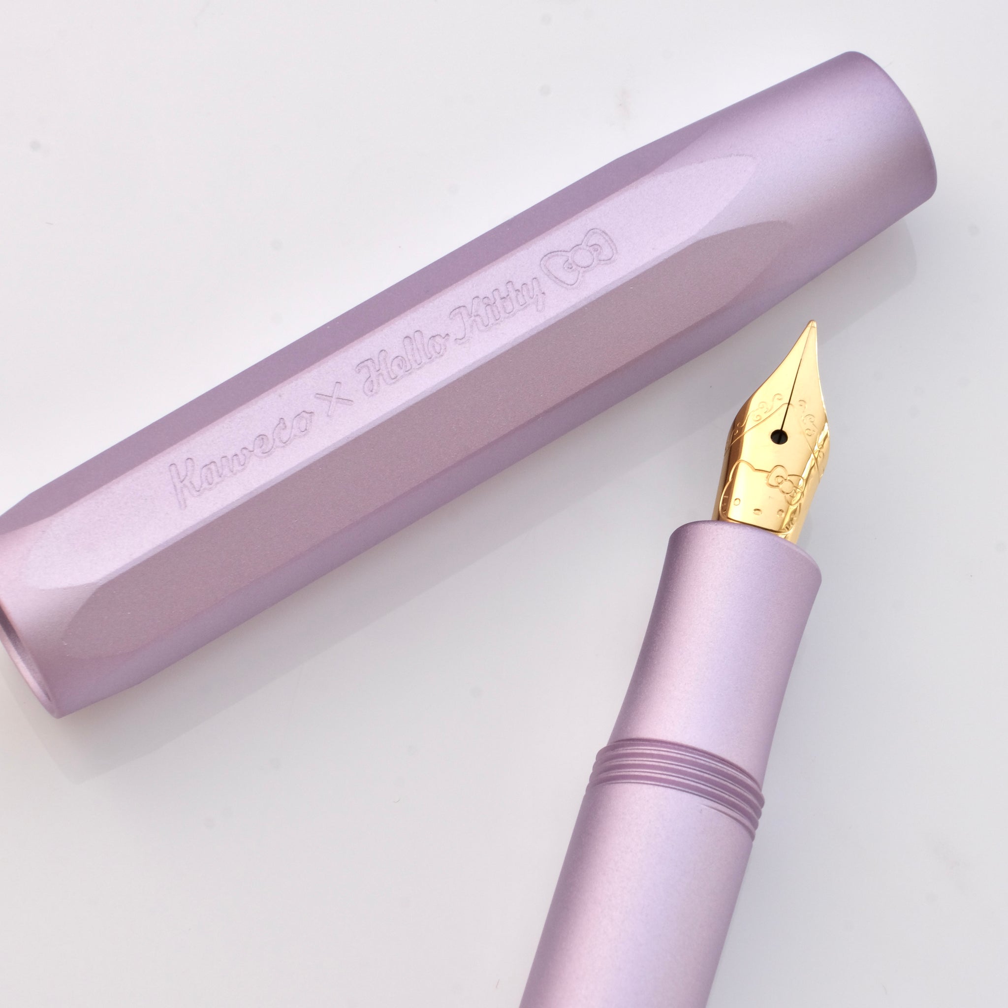 Kaweco AL Sport Hello Kitty Fountain Pen - Lilac (2024 Limited Edition ...