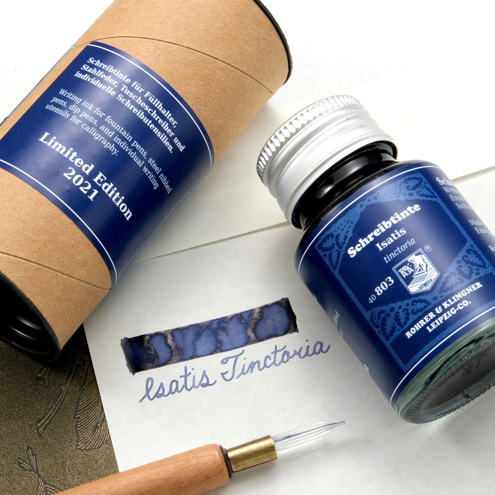 Rohrer & Klingner Fountain Pen Ink - Isatis Tinctoria (2021 Limited Ed ...